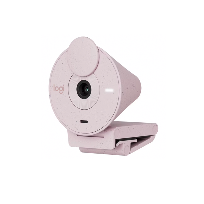 Cámara Web Logitech Brio 300. color Rosado — Rodelag Panamá