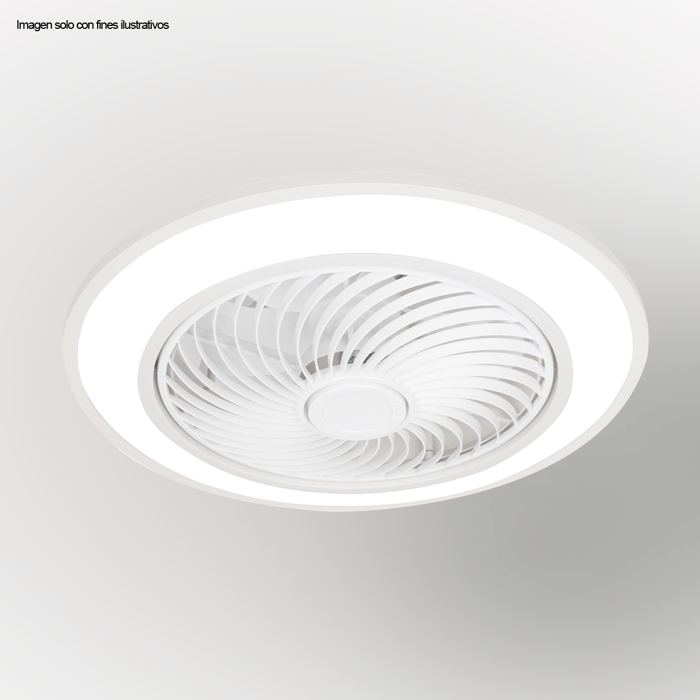 Abanico de techo 20" con iluminación LED con control remoto CM2029FRC ...