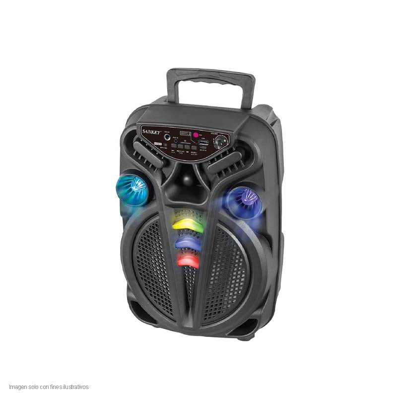 Bocina portátil PA-8DCC001A recargable Sankey 10W RMS — Rodelag Panamá