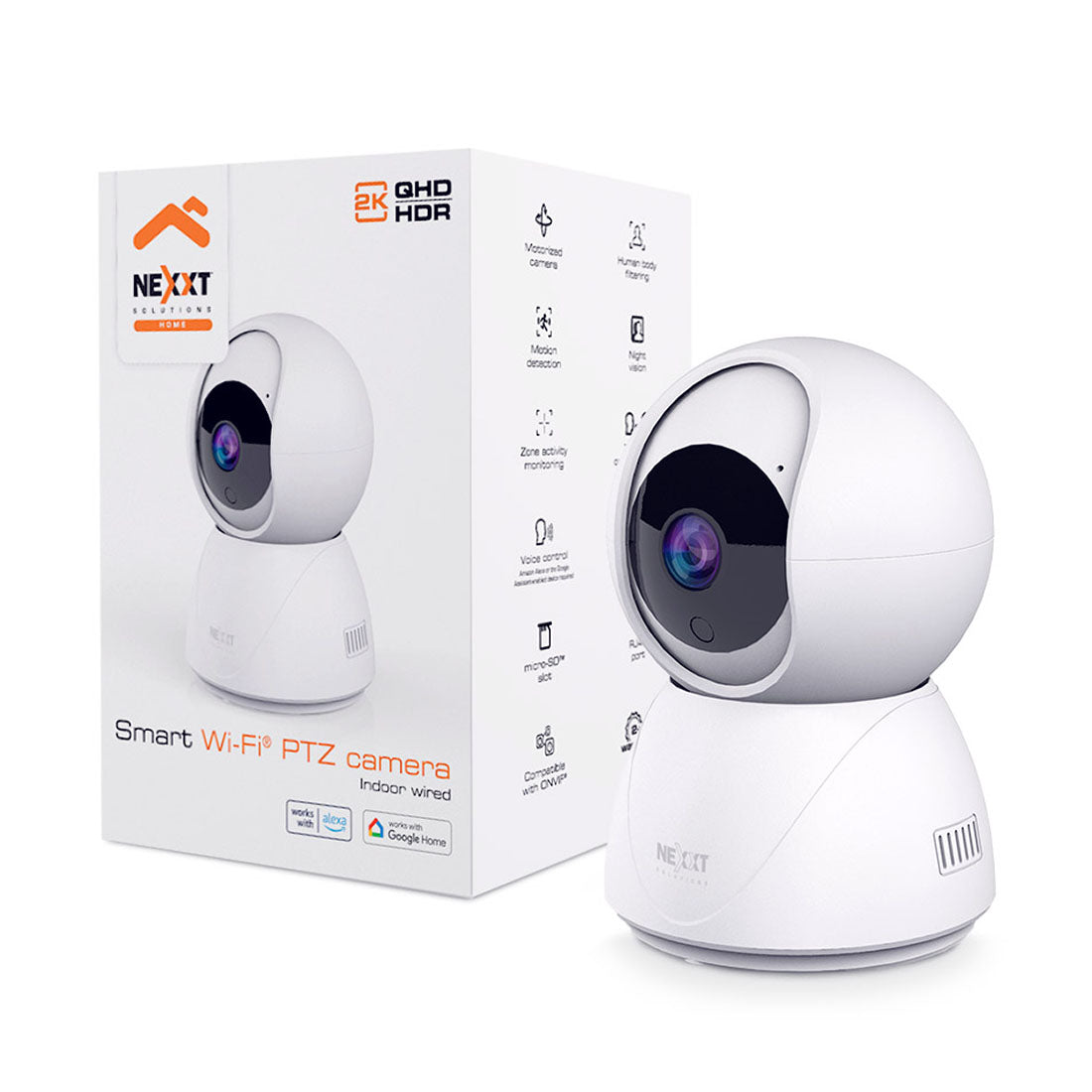 Cámara Inteligente NHC-IP10 Nexxt Wi-fi Interior 3mp 2k, RJ45 — Rodelag ...